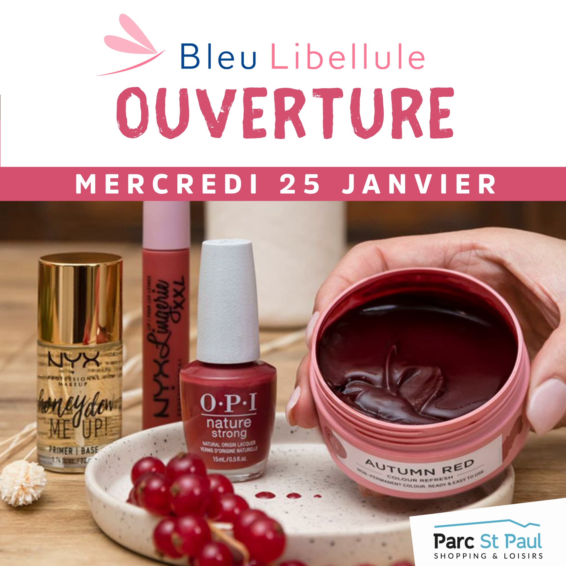 Ouverture Bleu Libellule au Parc Saint Paul